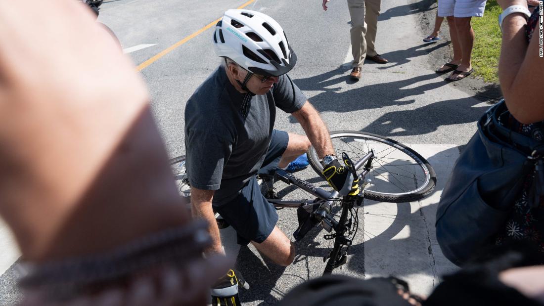 Place Where Biden Fell Off His Bike Gets Hilarious Name On Google Maps Think Americana 