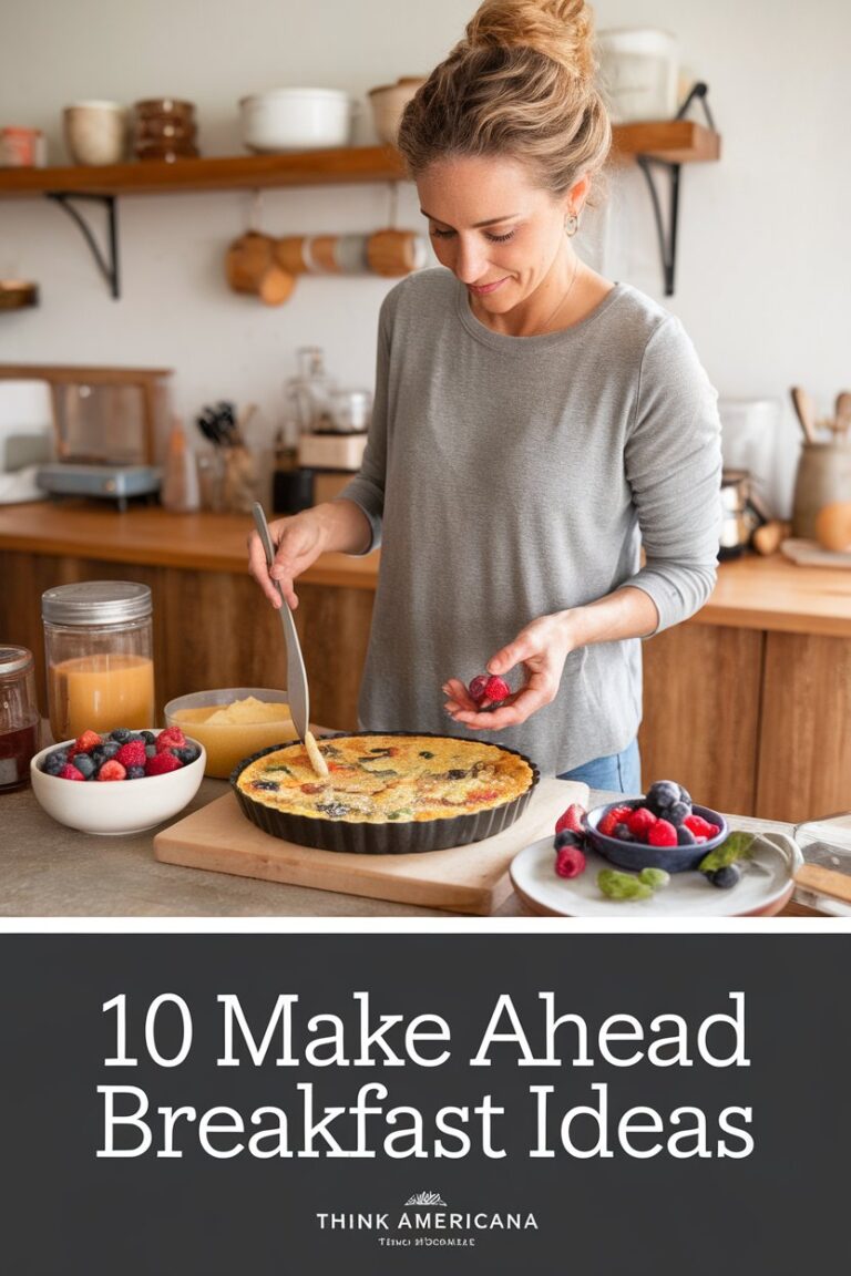 10 Healthy Make Ahead Breakfast Ideas for Busy Mornings - Think ...