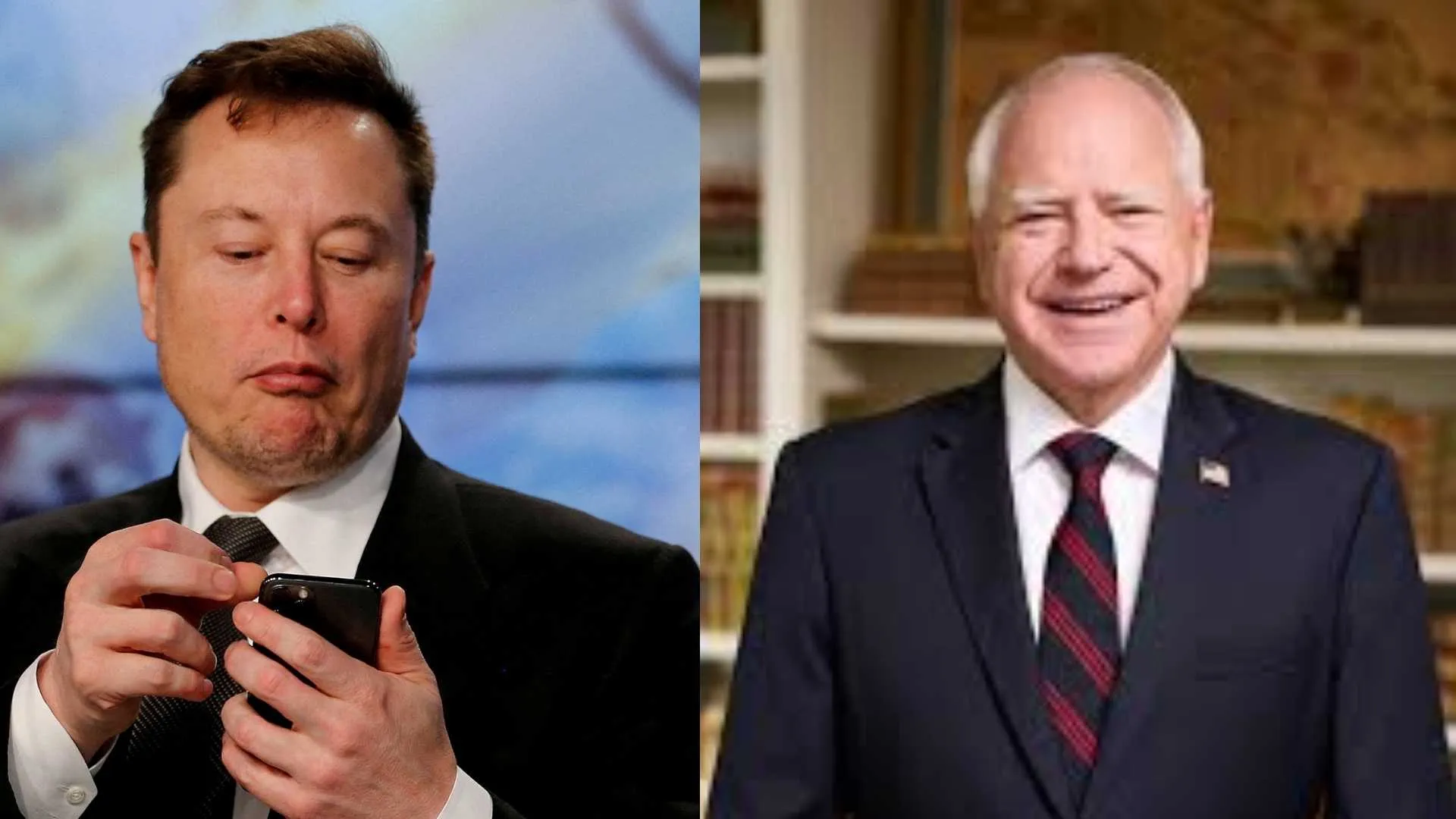 Elon Musk Fires Back at Tim Walz After Tesla Stock Diss - Think ...