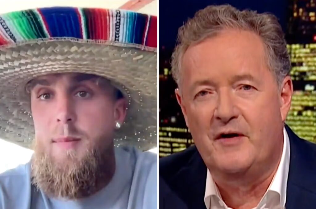 Jake Paul Flips Out on Piers Morgan Before Storming Out of Interview ...