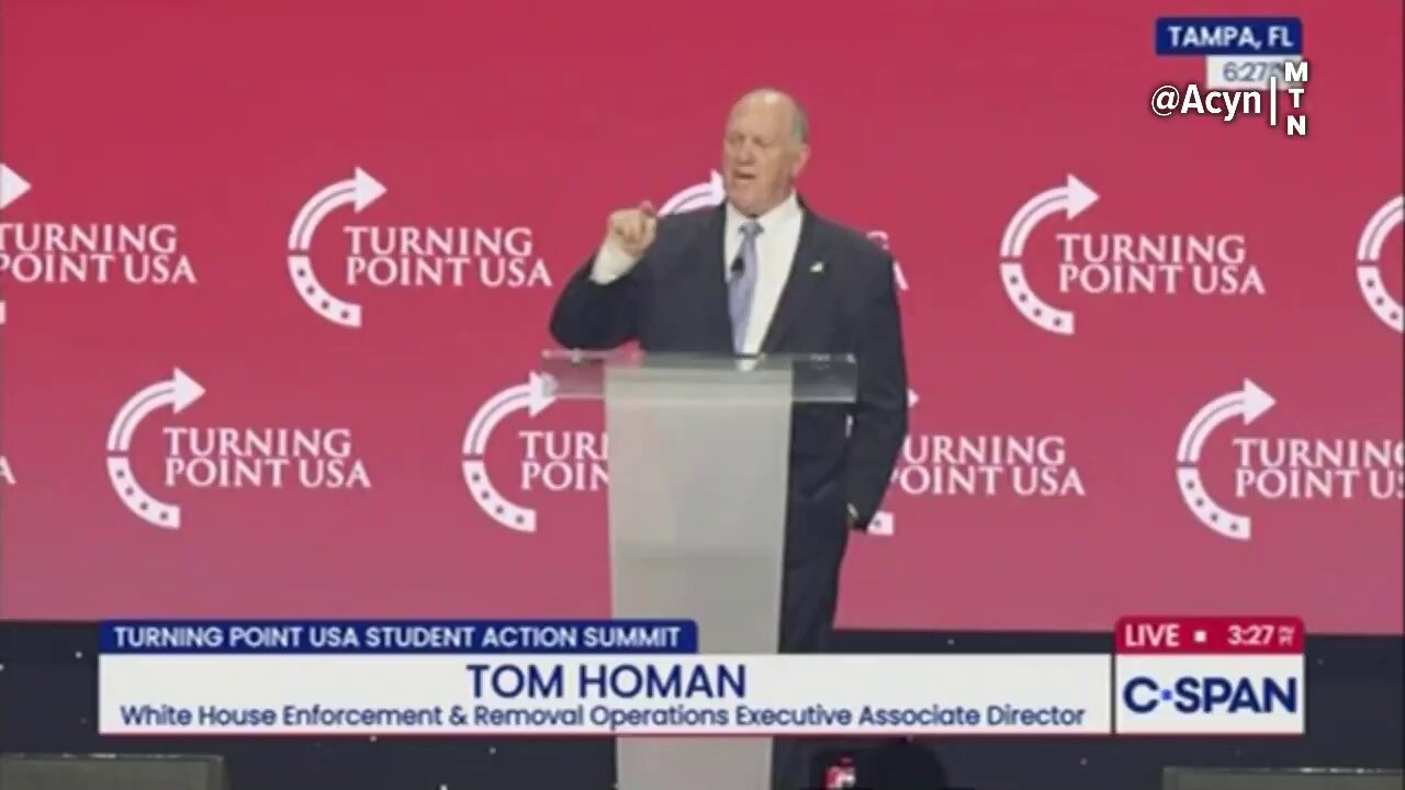 Border Czar Tom Homan Fires Back at Heckler: 'Come Get Some!' - Think ...